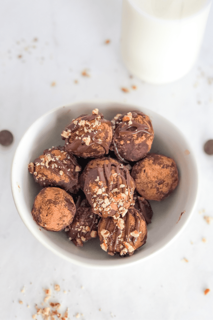 Chocolate Avocado Truffles with Pecans