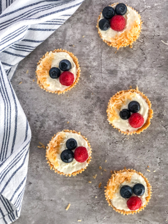Berry Coconut Mini Tarts | SemiSweet Bites