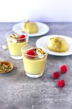 6-Ingredient Pistachio Panna Cotta with Greek Yogurt (Quick Prep)