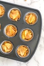 Mini Cinnamon Apple Crumble Tarts with Oats (Easy, Gluten Free)