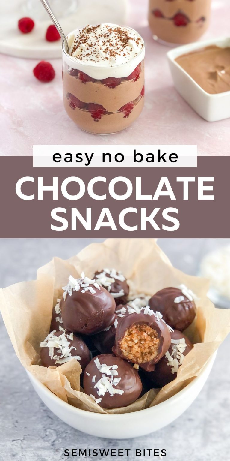 11 Easy No Bake Chocolate Snacks You'll Love | SemiSweet Bites